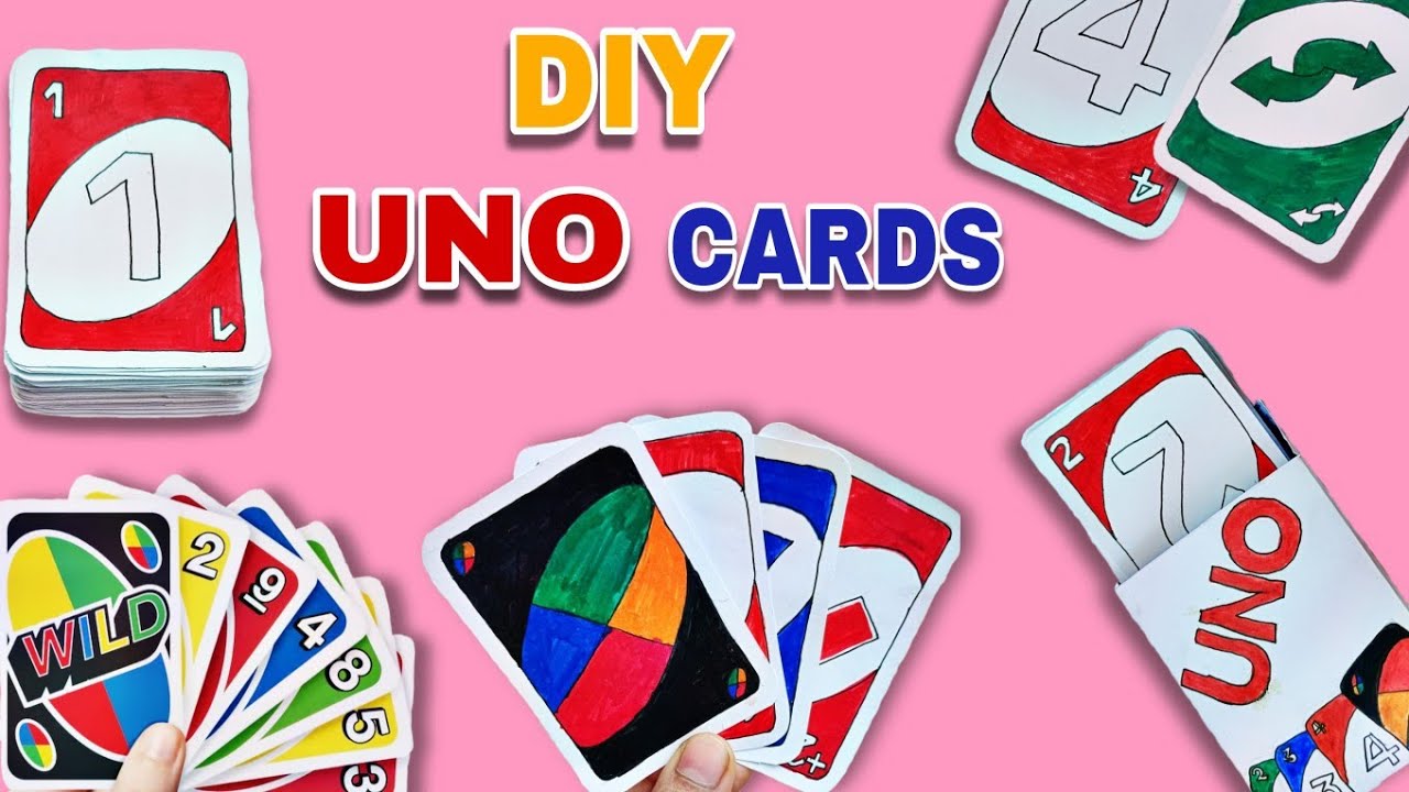 DIY UNO Card's ( DIY All 54 UNO Card's )! - YouTube