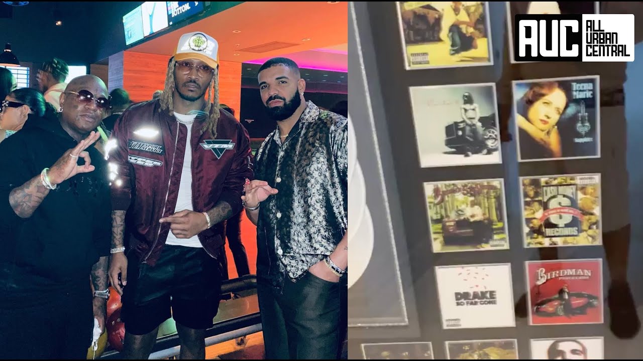 Birdman Shows Future & Drake All The Platinum Plaques He Received From ...
