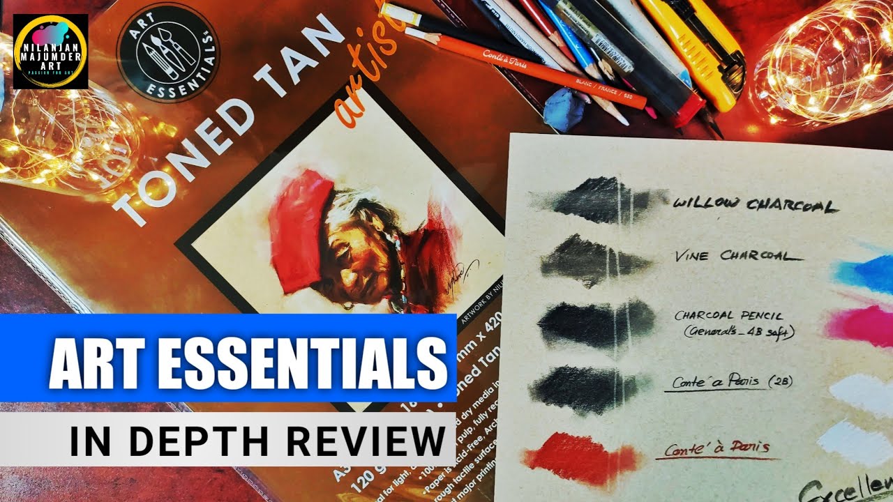 Art Essentials Toned Tan Drawing Paper Review | Best & Cheap Toned ...