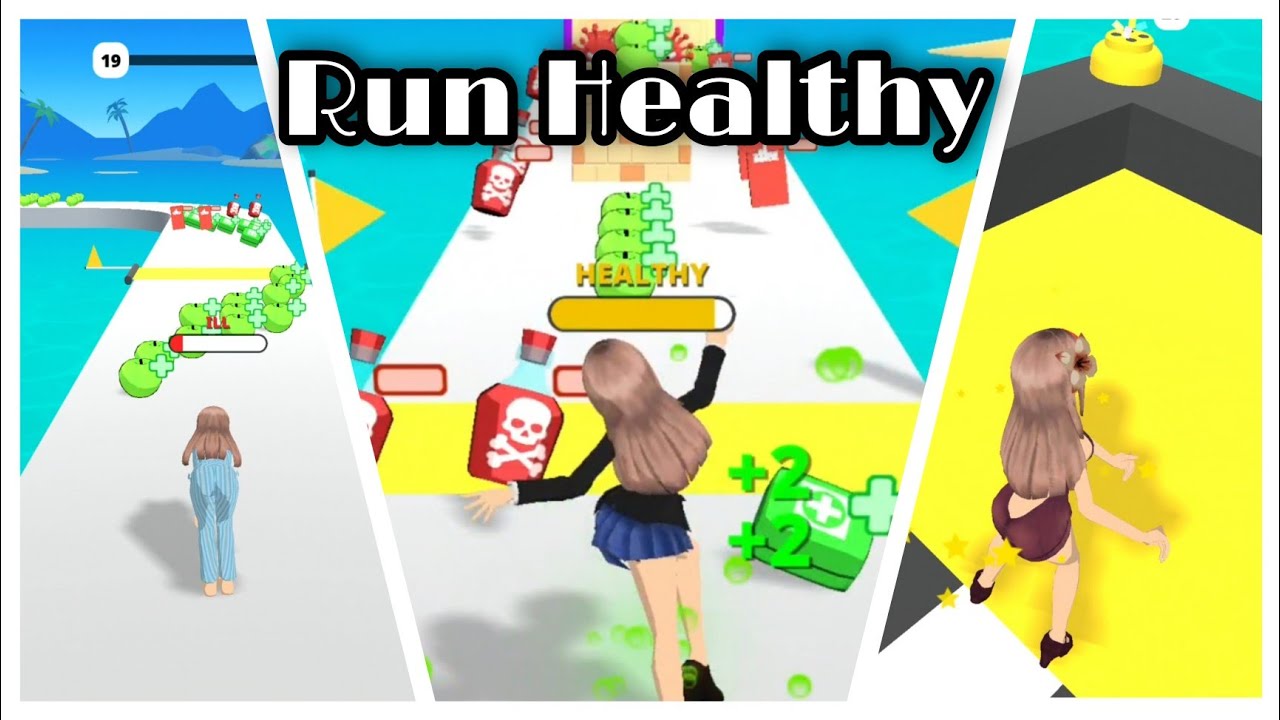 Run 🏃‍♂️ Healthy Game | Satisfying Gameplay Walk-through #games #gaming ...
