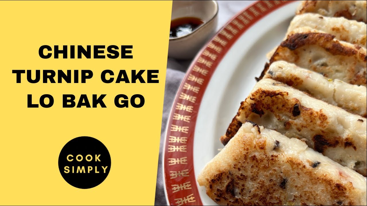 Easy Chinese turnip cake [lo bak go] recipe - YouTube