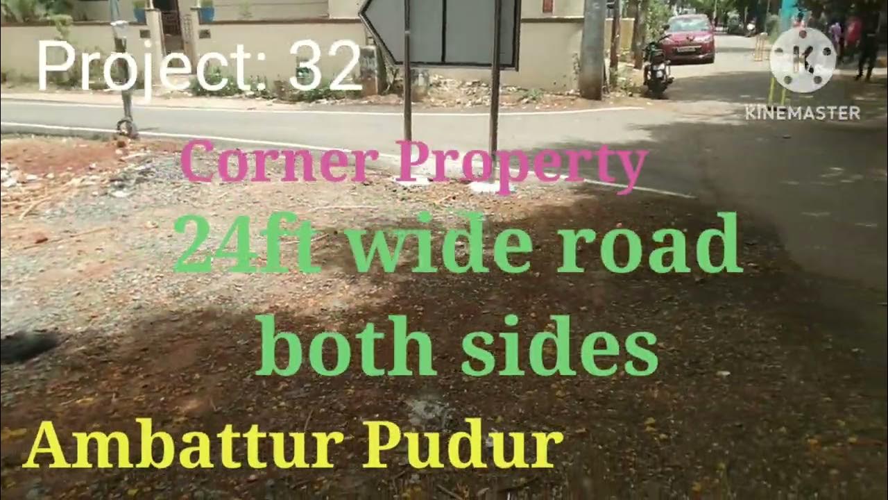 # CMDA Approved #Plots #Ambattur Pudur #1200 Sq. Ft,#Corner land, Call 9789959465 ...