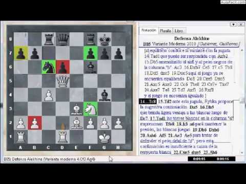 Defensa Alekhine. Variante Moderna/Ajedrez Aperturas Semiabiertas ...