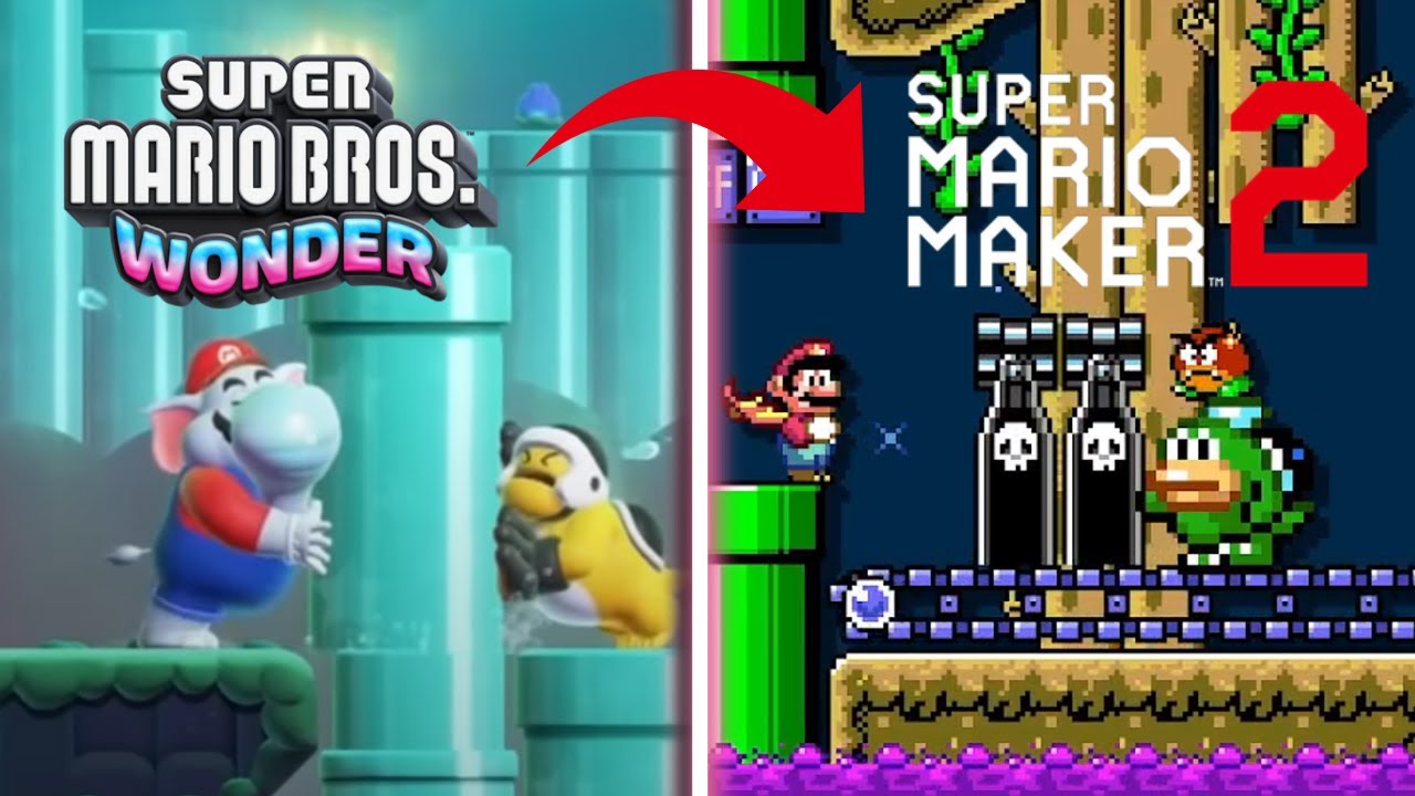 Remaking Some SMBW Levels in Smm2 - YouTube