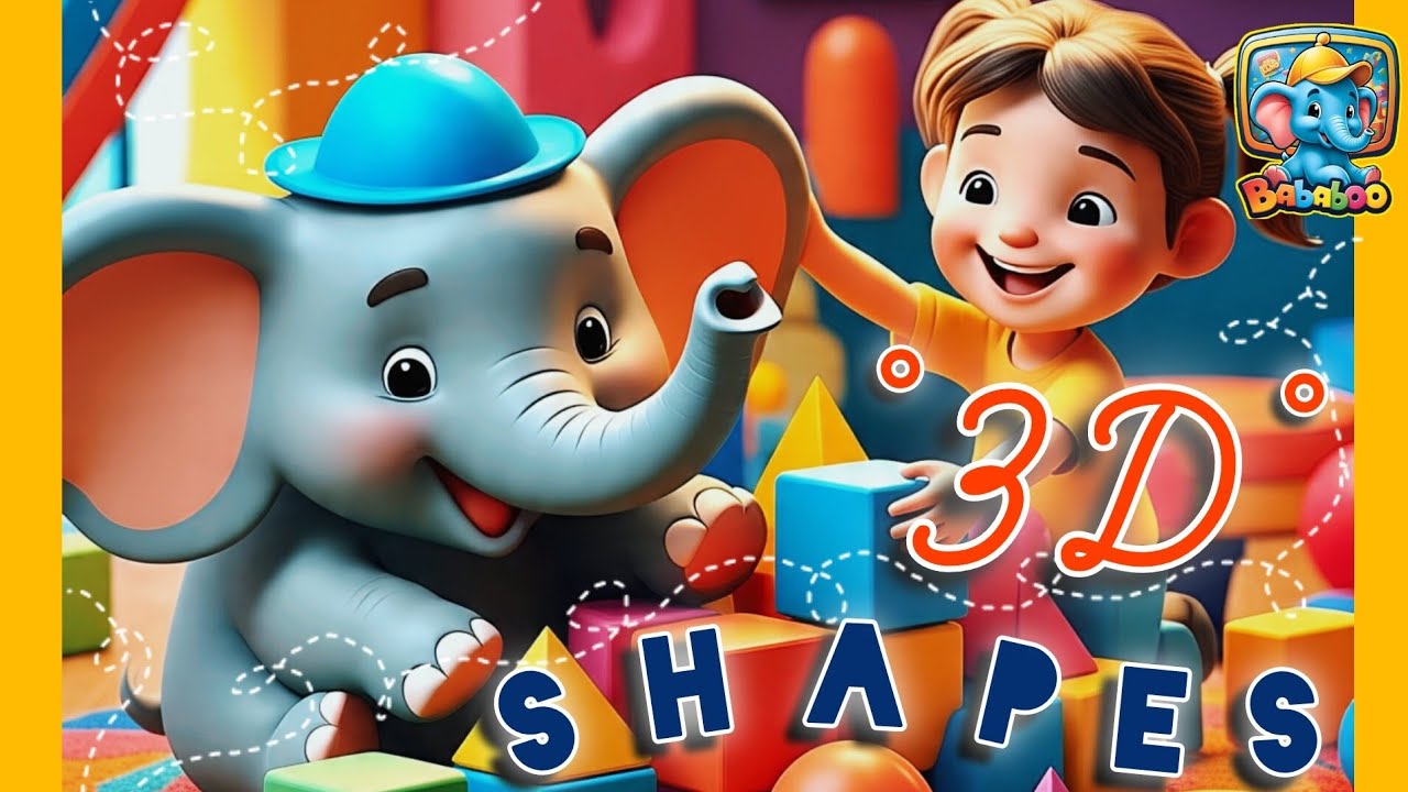 3D Shapes🔶| Solid Shapes | Maths Shapes | Shapes Kids Video ...