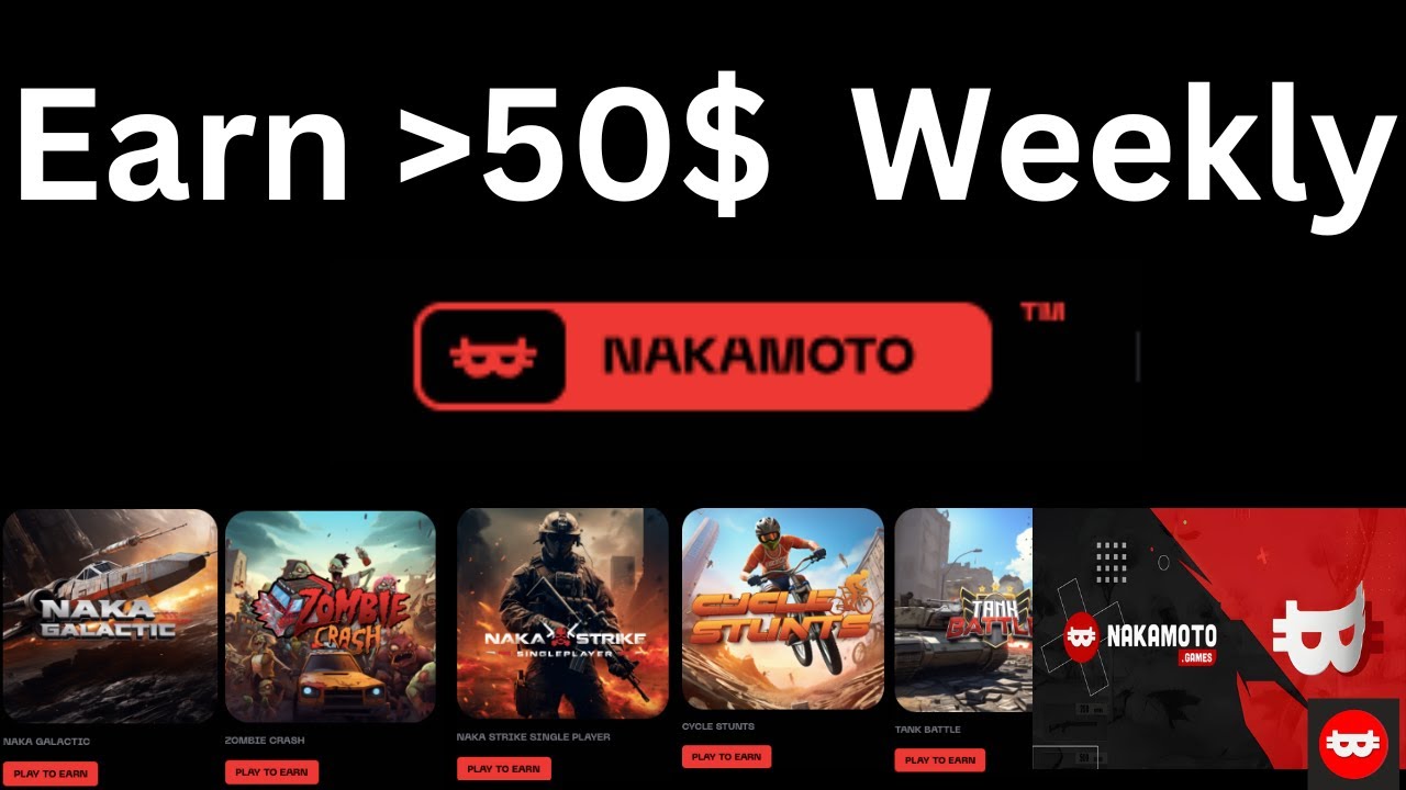 Earn 50$ to 100$ weekly | Passive Income | Earn NAKA token daily | Play ...