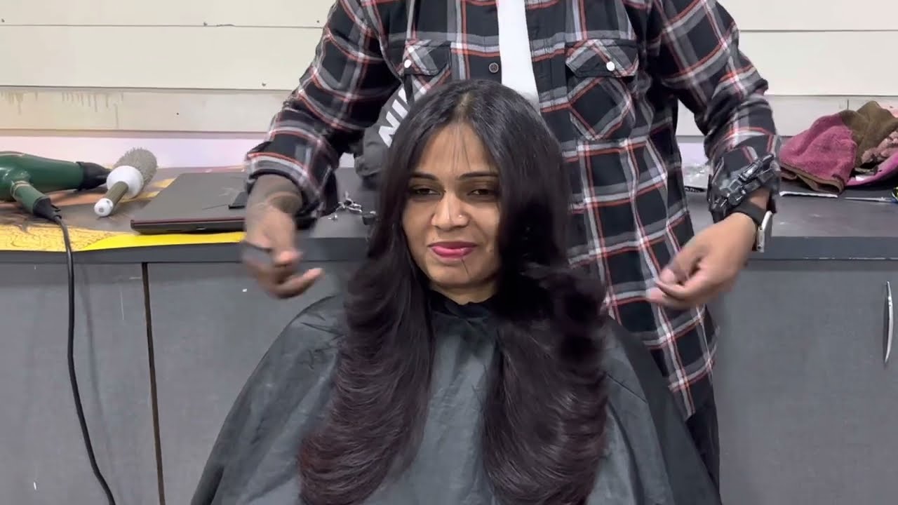 How to: Advanced Multi layer hair cut कैसे करे/step by step/for ...