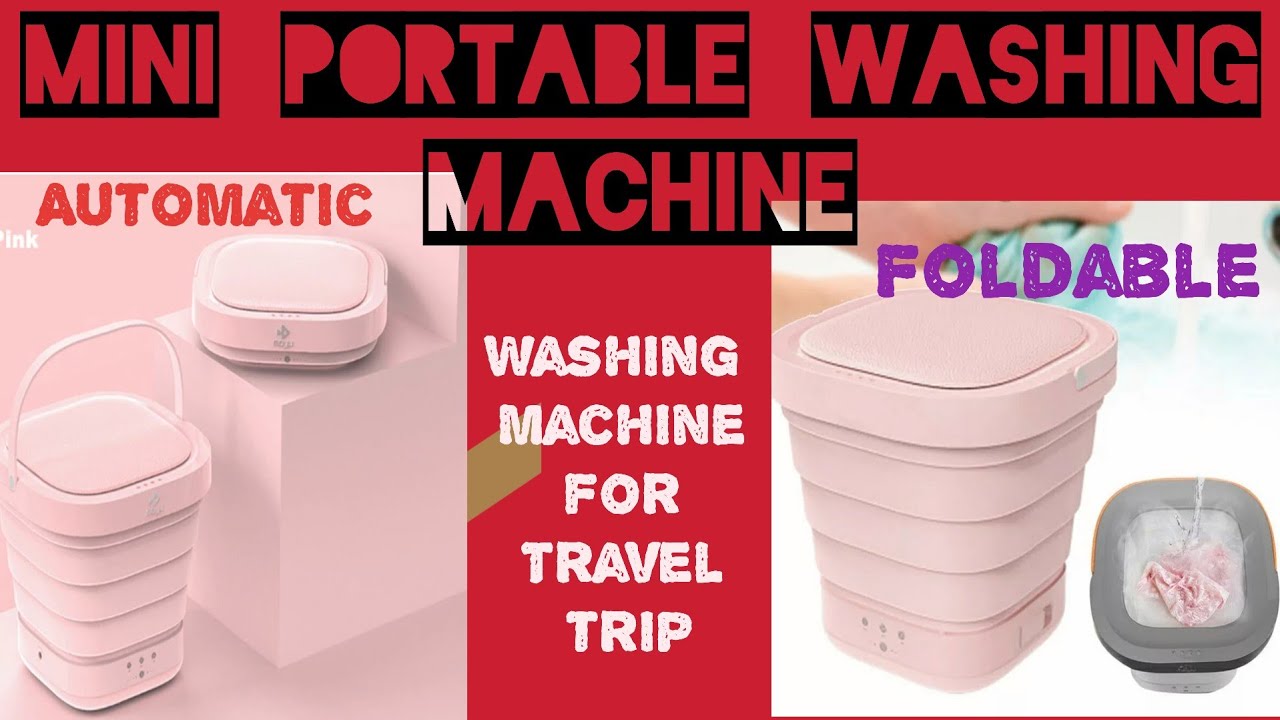 Mini Portable Washing Machine Automatic Foldable Washing Machine for ...
