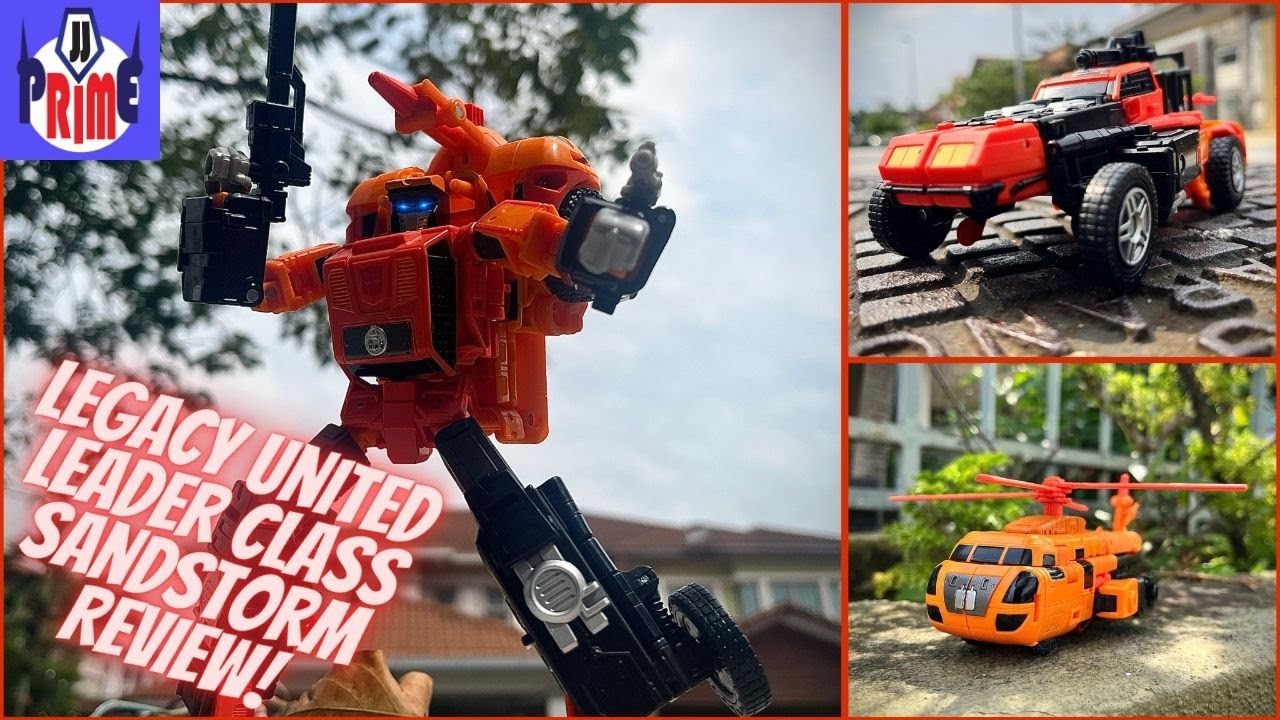 JJ Prime REVIEWS: Transformers Legacy United Leader SANDSTORM! - YouTube
