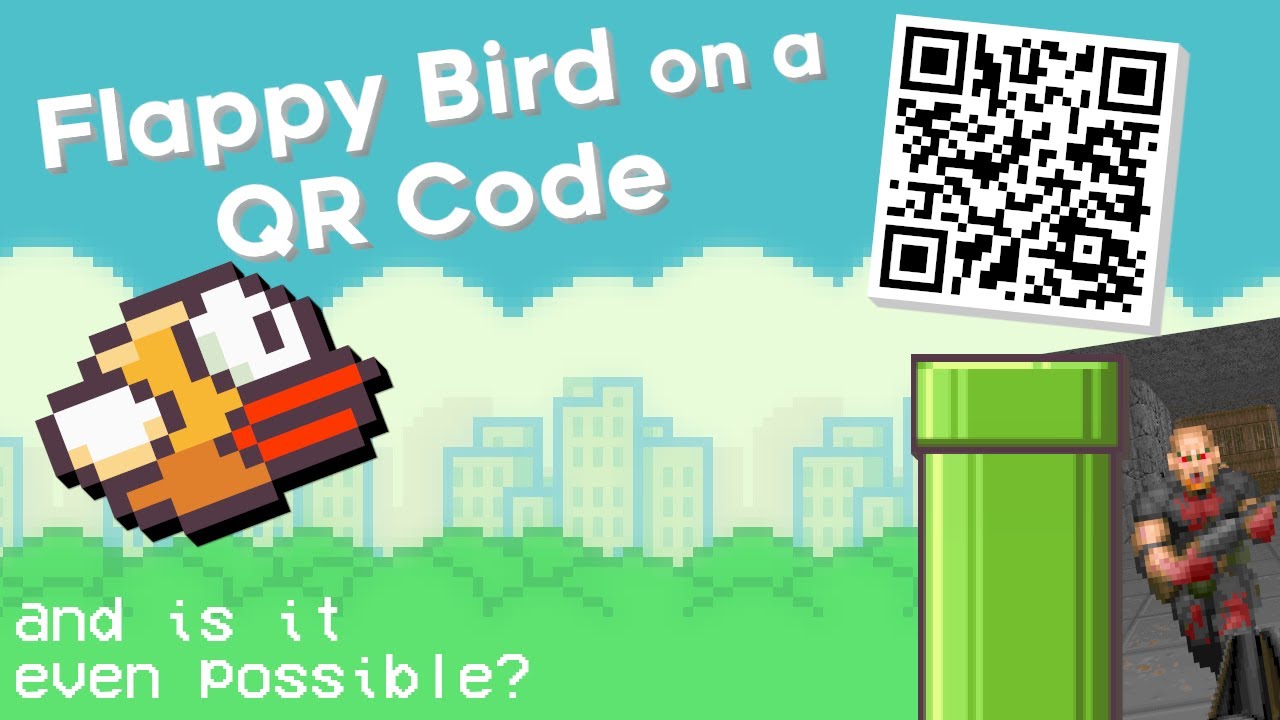 I Fit Flappy Bird onto a QR Code - YouTube