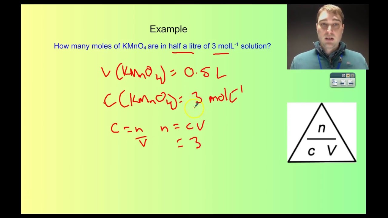 Flippin' Science- Using C=n/V - YouTube