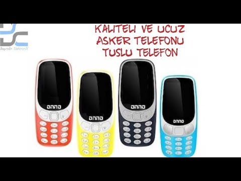 Renkli Ekran Tuşlu Cep Telefonu Bluetooth Titreşim ONNO 3308