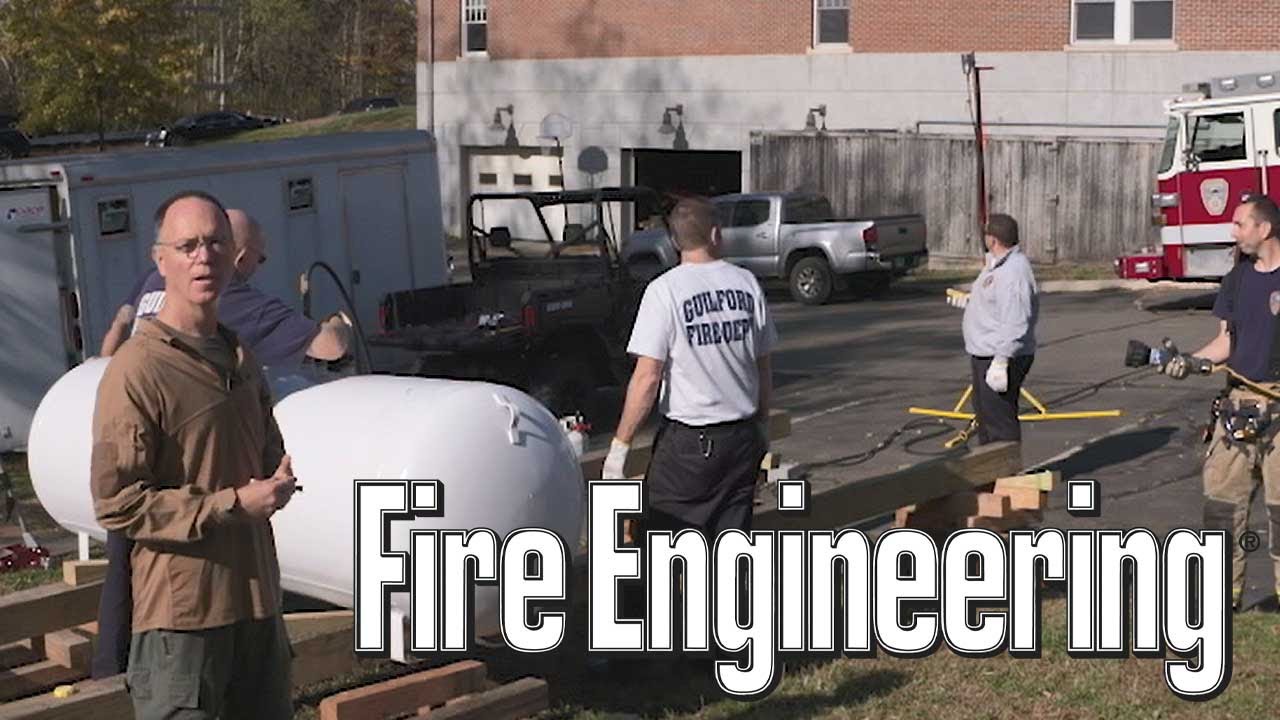 Flaring a 325-Gallon Propane Cylinder - YouTube