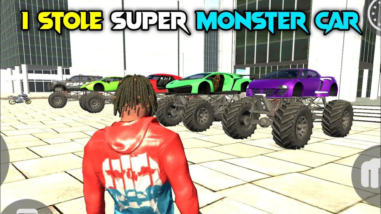 I STOLE SUPER MONSTER CAR (Indian Bike Driving 3d) Sasi 99 Live - YouTube