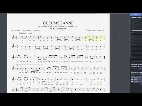 GÜLÜMSE ANNE MURAT BAŞARAN NOTA