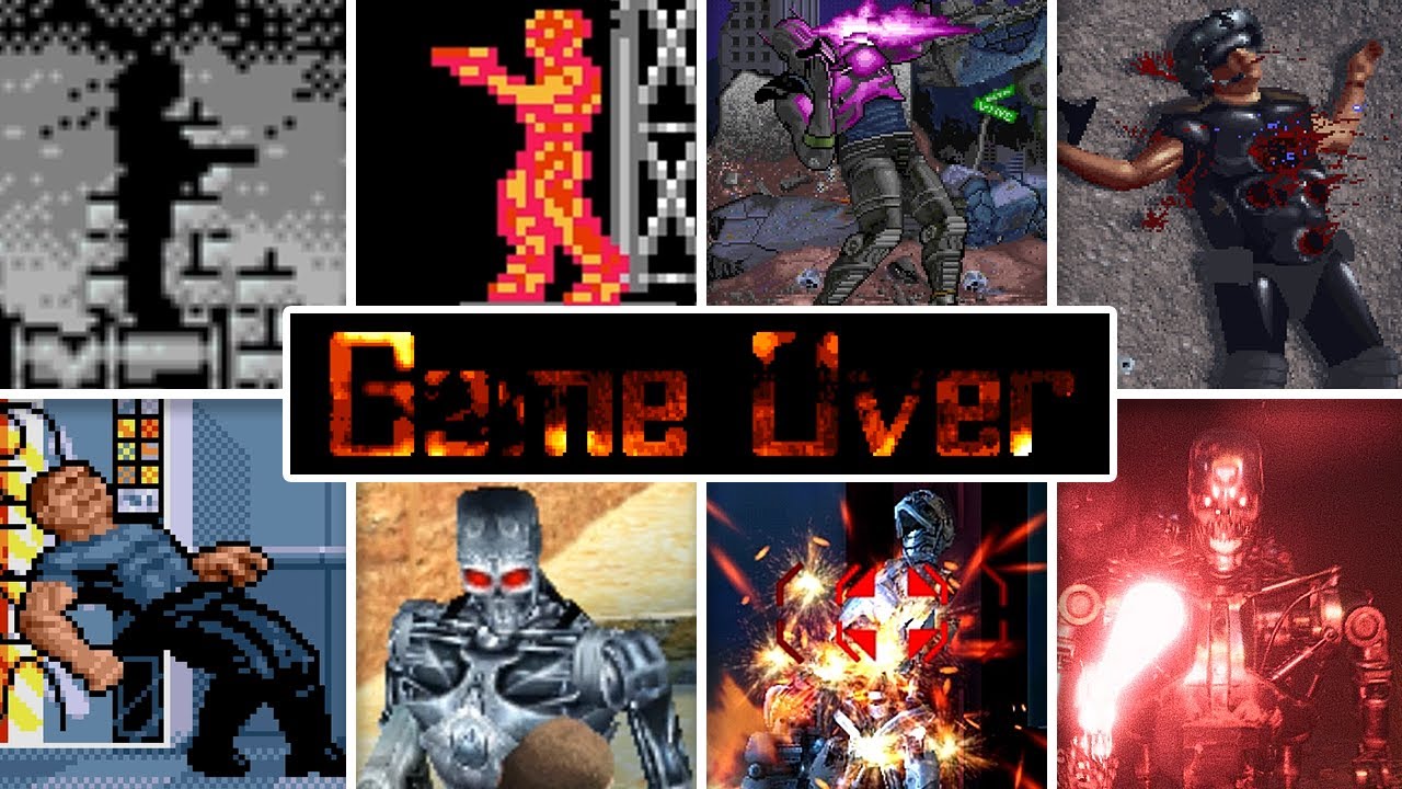 Evolution Of Terminator Games Death Animations & Game Over Screens ...