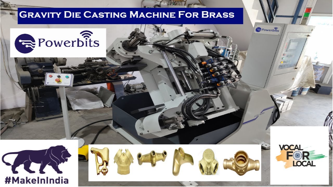 Brass Gravity Die Casting Machine | Brass Die Casting Machine | Brass ...