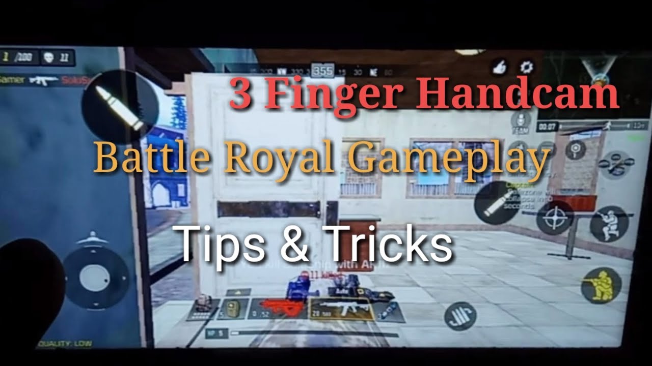 3 Finger Handcam/Battle Royal Game play 3 Finger claw tips/tricks - YouTube