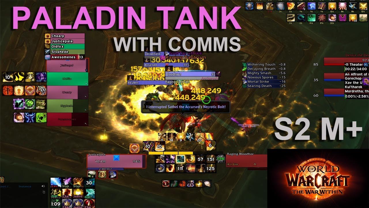 +11 Theatre of Pain | Protection Paladin Lightsmith | Season 2 WoW TWW ...