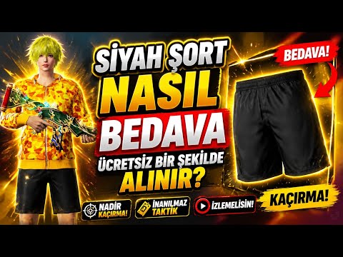 BEDAVA NADİR SİYAH ŞORT NASIL ALINIR?😱 %100 GERÇEK TAKTİK