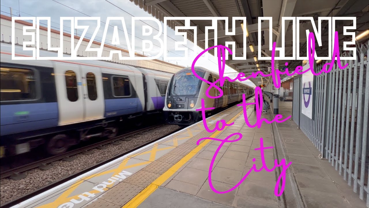TFL - Elizabeth Line: Shenfield to City on a Class 345 - YouTube