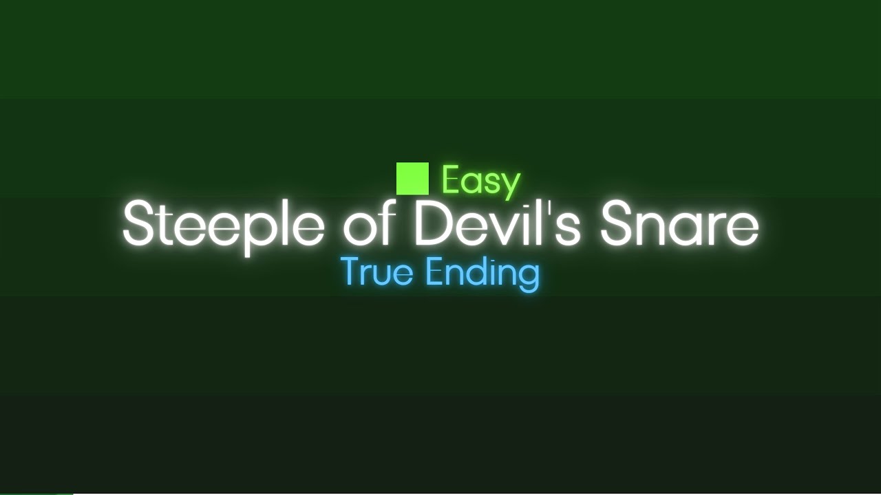 [JToH #7] Steeple of Devil's Snare : True Ending - YouTube