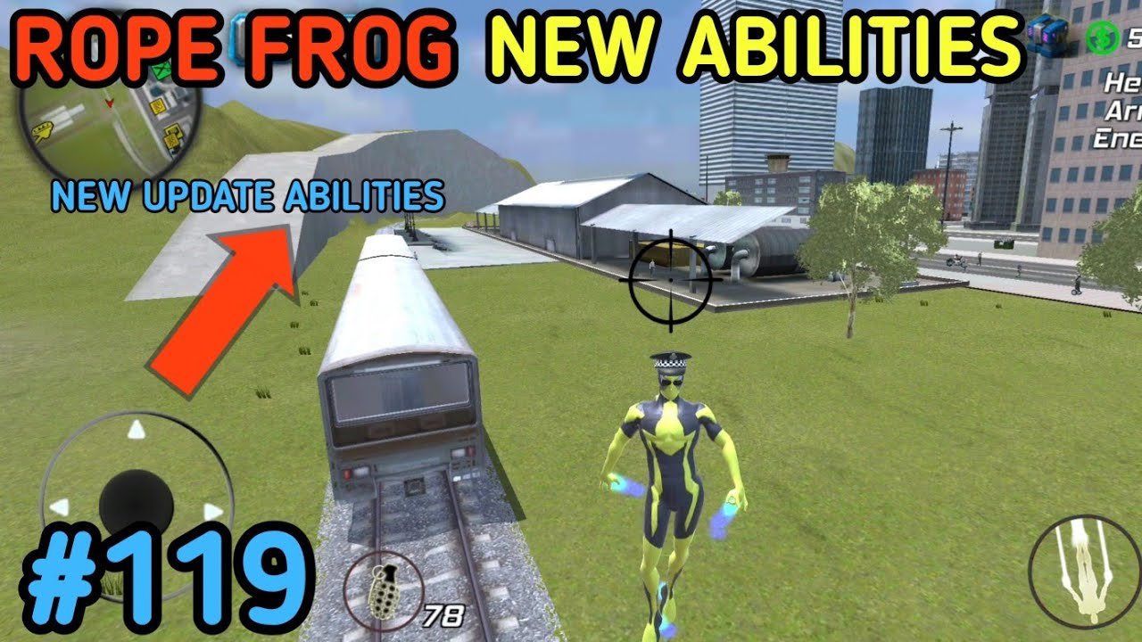 NEW SUPER ABILITIES OF ROPE FROG | ROPE FROG NINJA HERO GAMEPLAY #119 ...