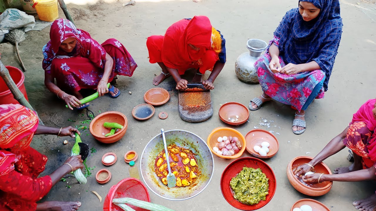 Snake Gourd And Eggs Cooking For Village Kids, #Recipe, Real Village ...