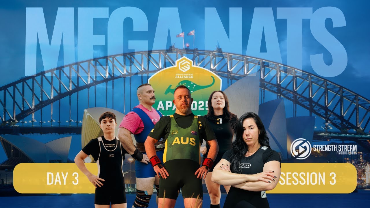 2025 APA Age Category & Equipped Nationals - D3S3 - JR Men 59 & 93KG - YouTube