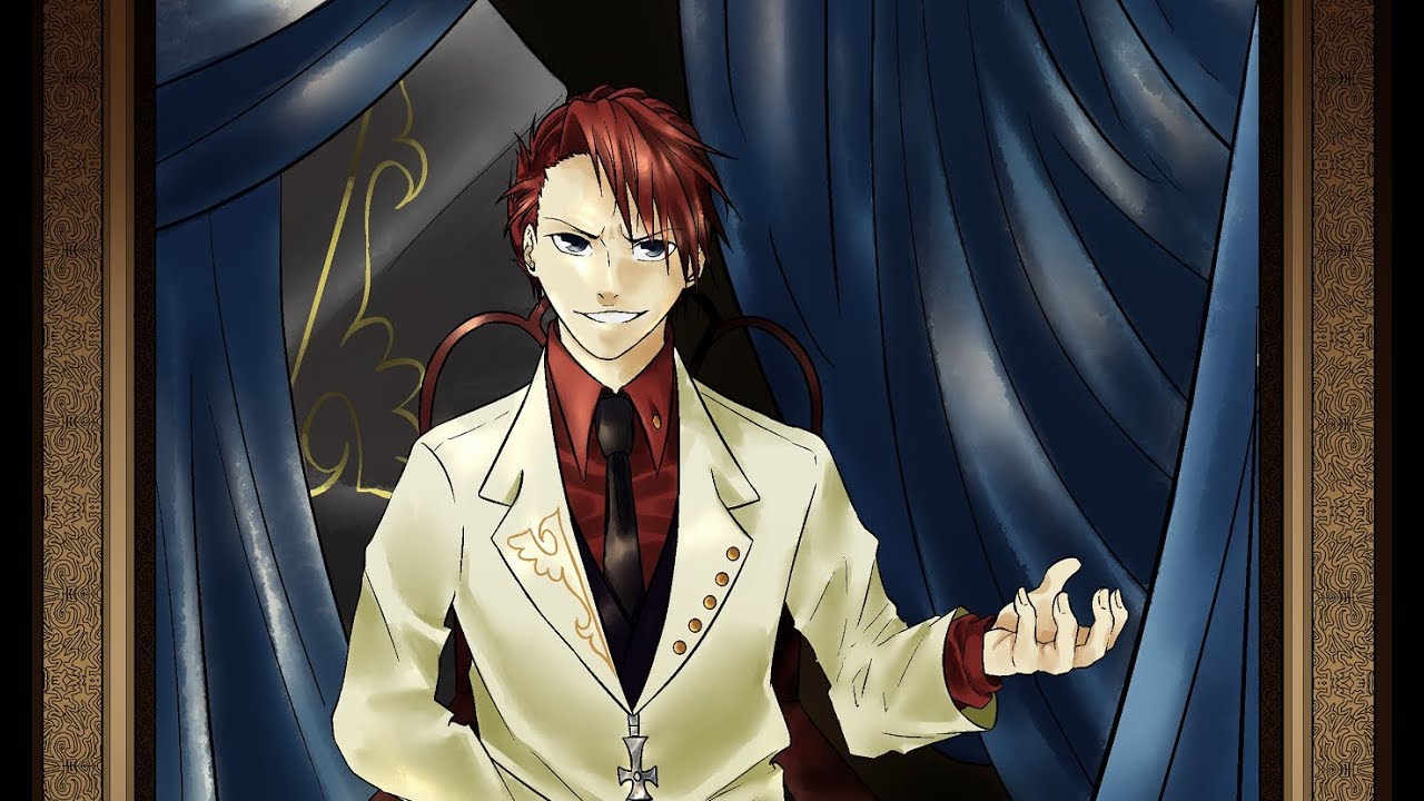 Ushiromiya Battler Portrait - color speedpaint - YouTube