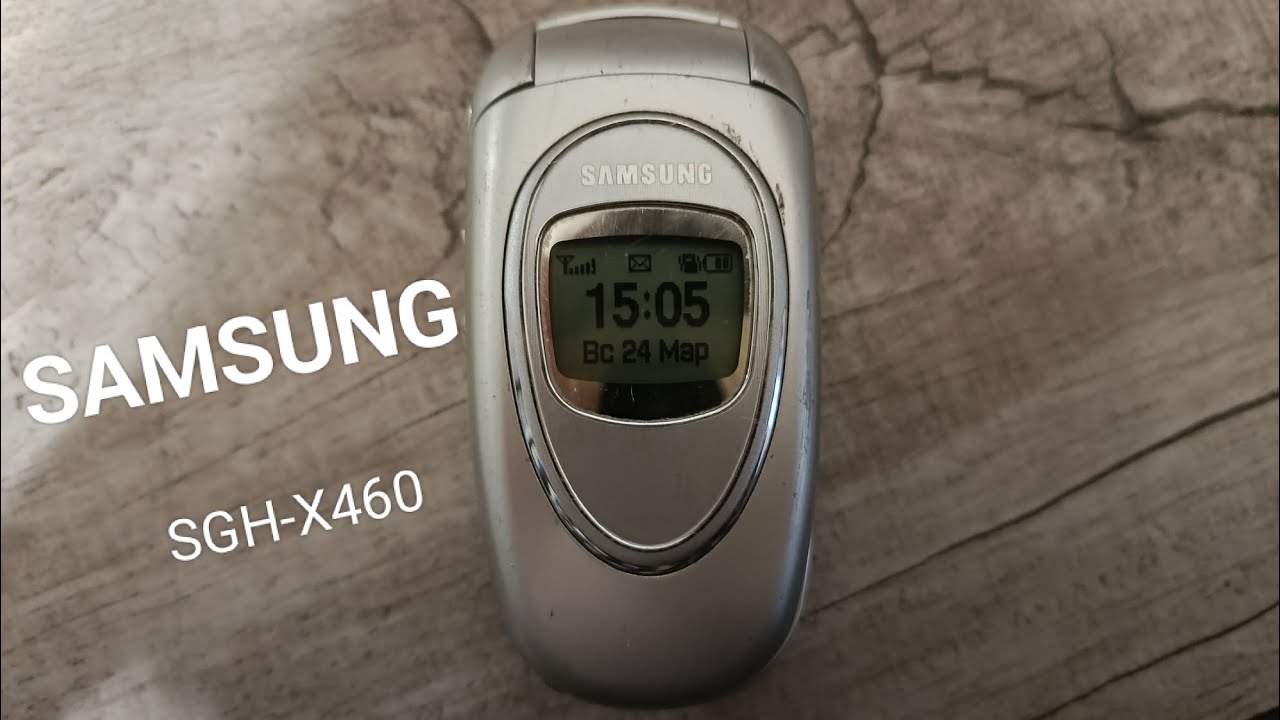 SAMSUNG SGH-X460 - YouTube
