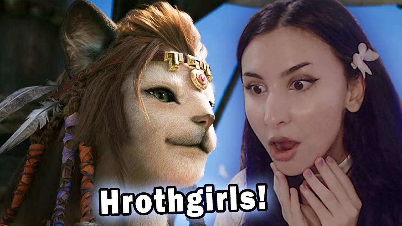 AvyCatte Reacts to Female Hrothgar and Pictomancer Reveal - YouTube
