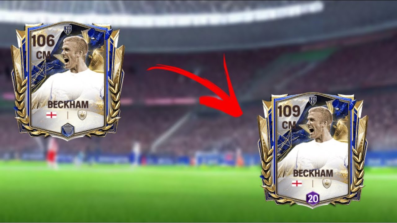Using the new 106 Beckham card then losing my mind! - YouTube