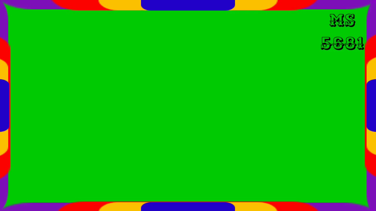 Green screen Blinking light video frame - YouTube
