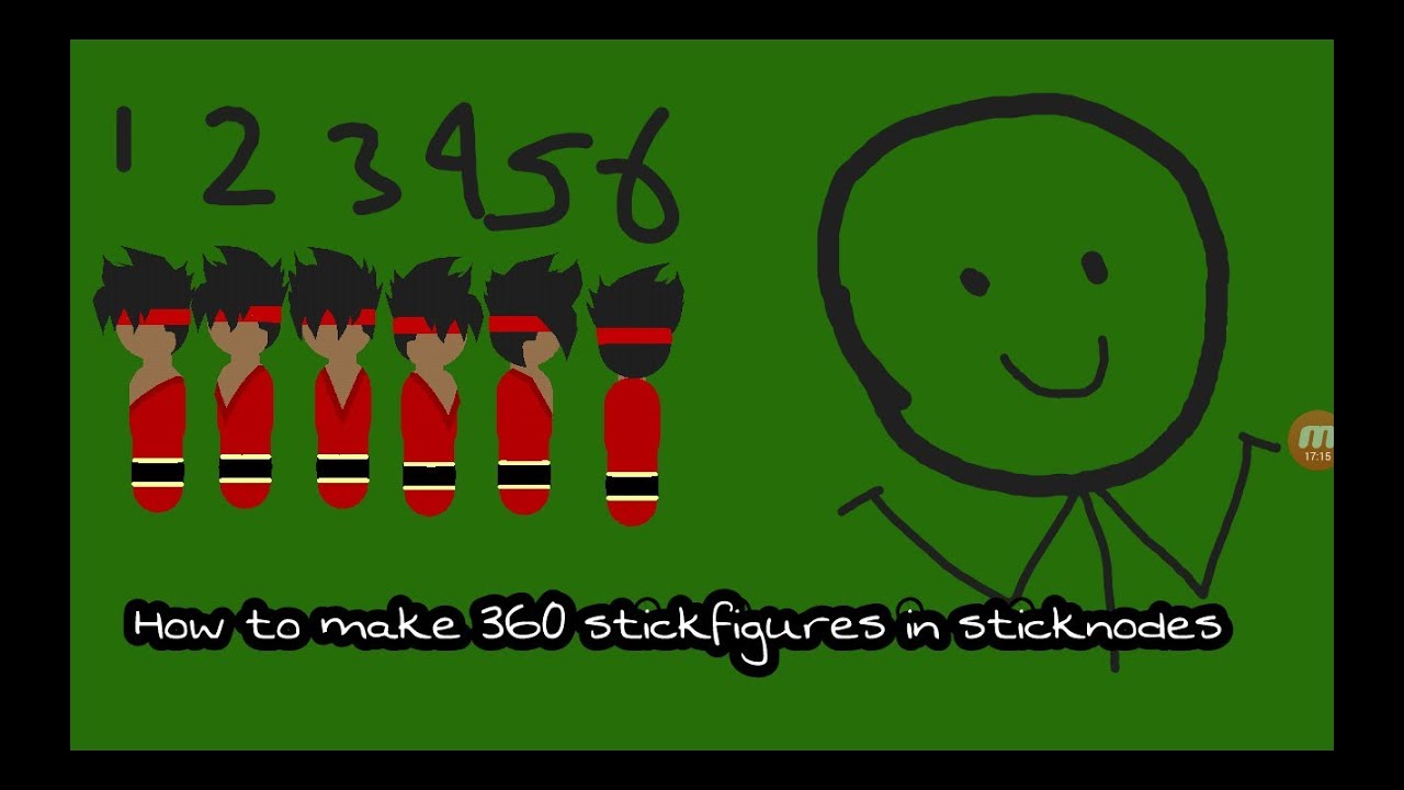 How to make 360° stickfigures in sticknodes - YouTube