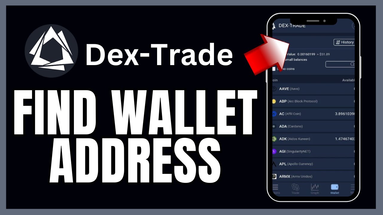 How to Find Wallet Address on Dex Trade 2025? - YouTube