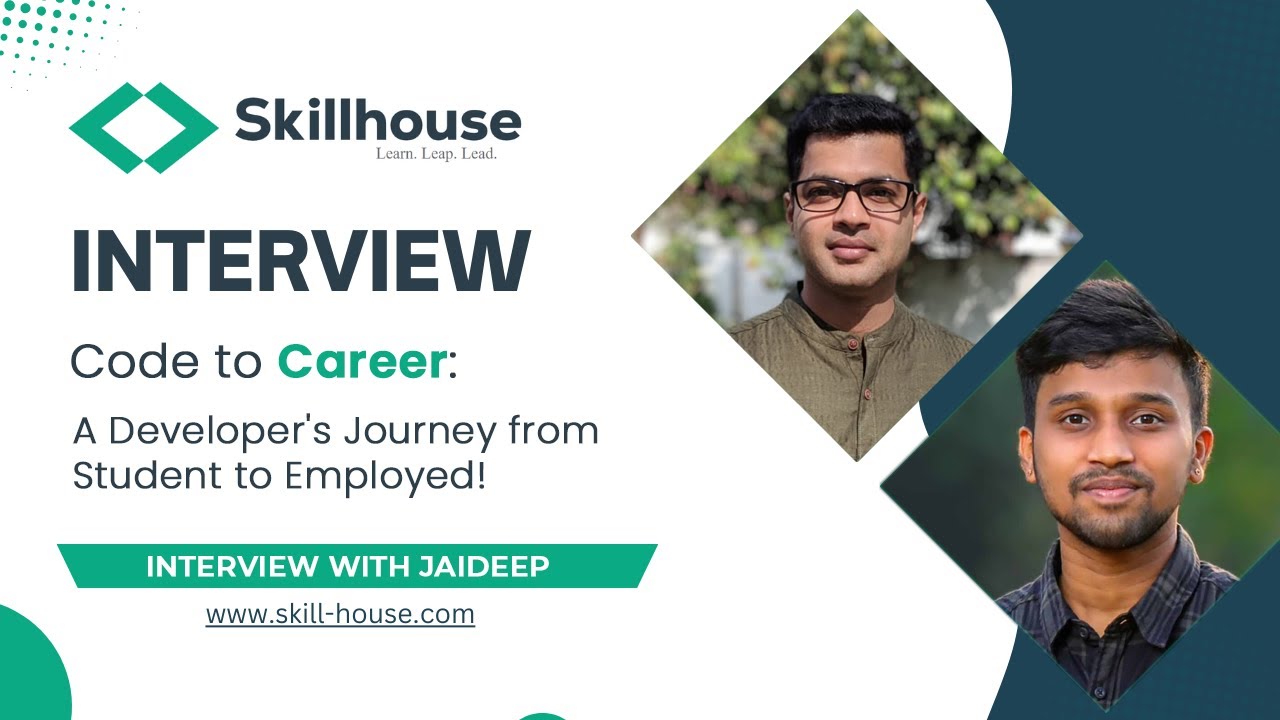 Skillhouse Student Jaideep Interview- Placed in Aykan - YouTube