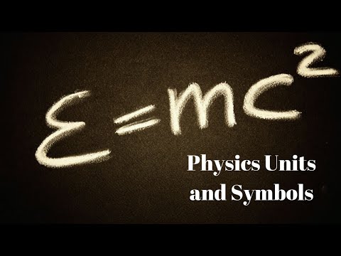 Physics Units and Symbols