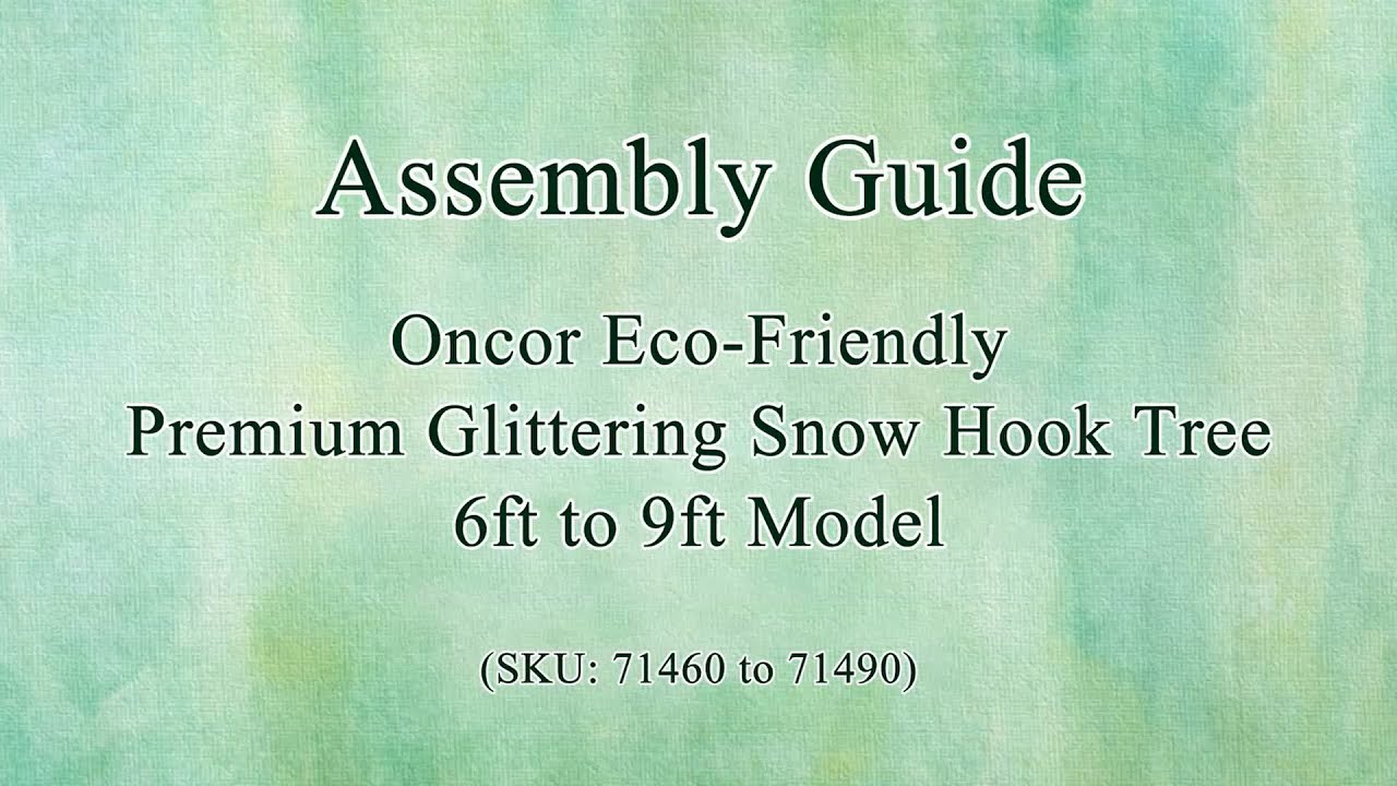 Premium Glittering Snow Hook Tree Shaping Video - YouTube