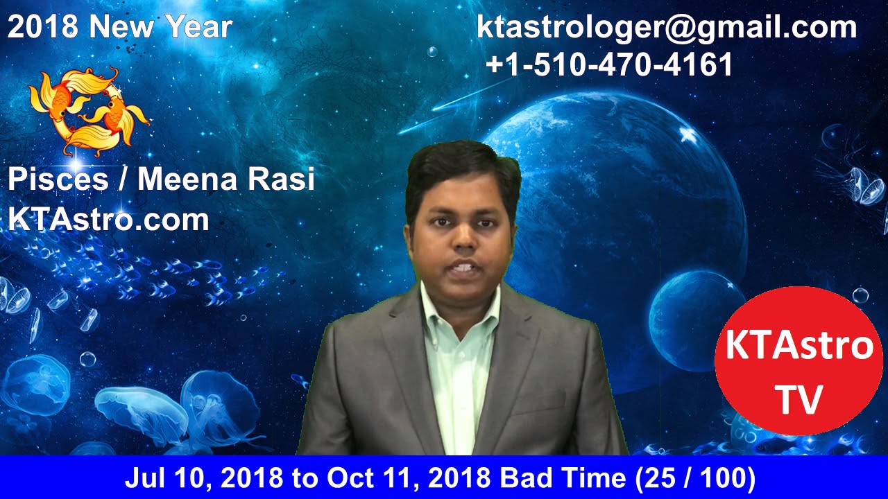 Meena Rasi (Pisces) 2018 New Year Horoscope Predictions - YouTube