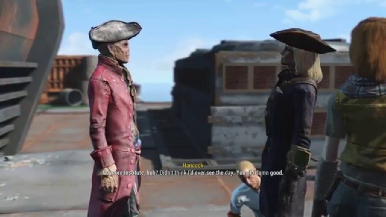 Fallout 4: Calling Hancock a costume freak - YouTube