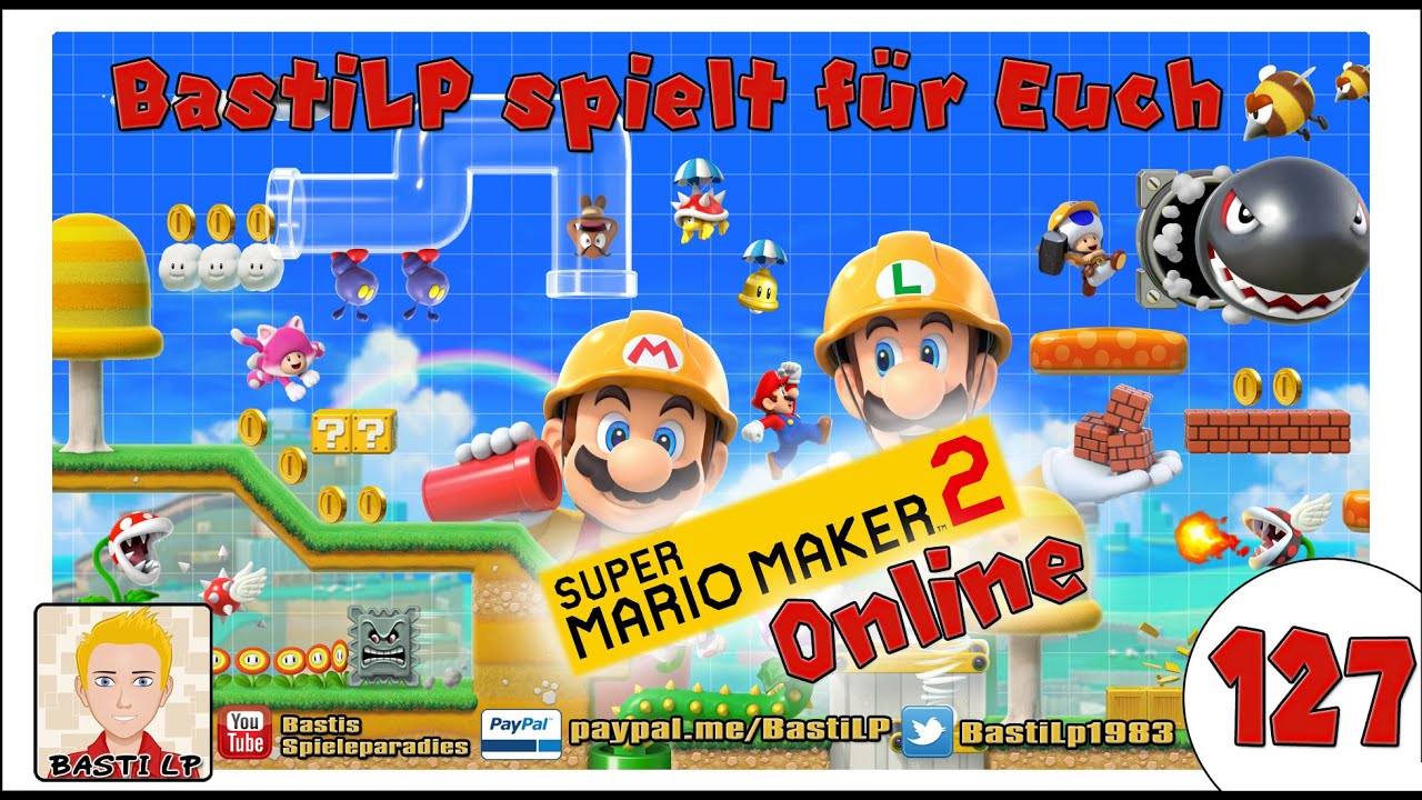 Super Mario Maker 2 Online - #127 - Zuschauerlevel - "Recycling Tour ...