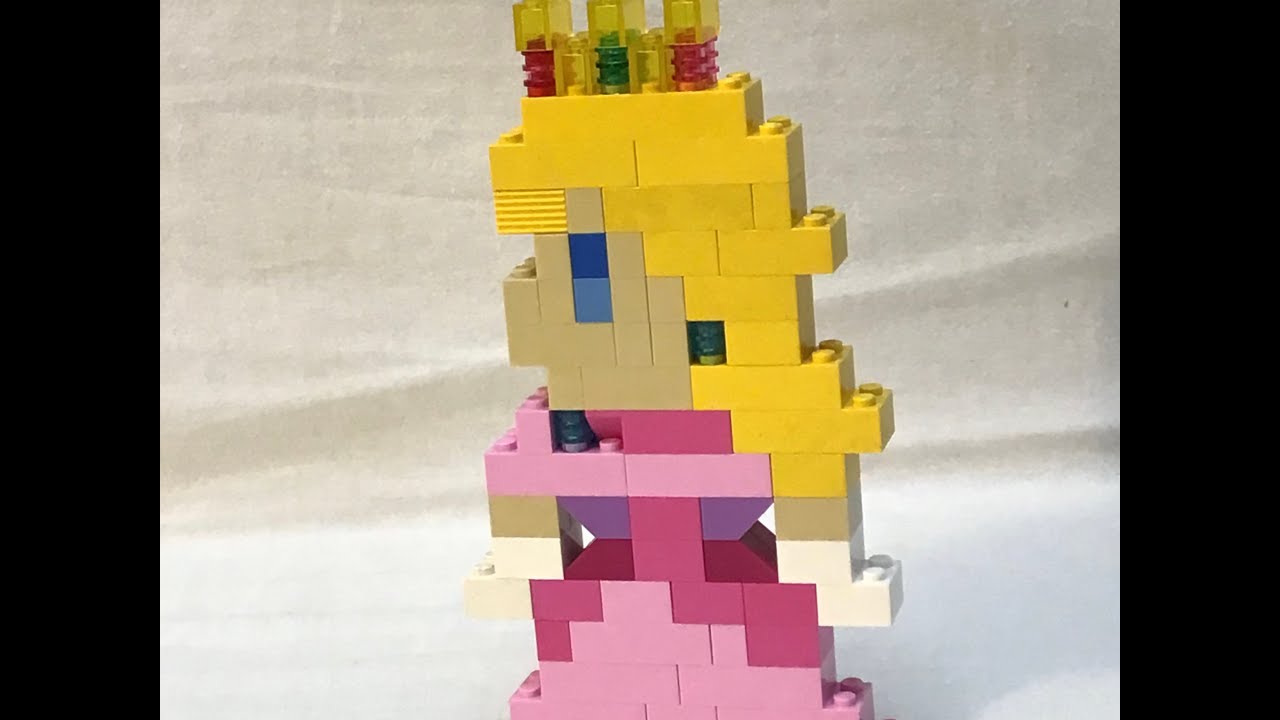 8-BIT LEGO PRINCESS PEACH - YouTube