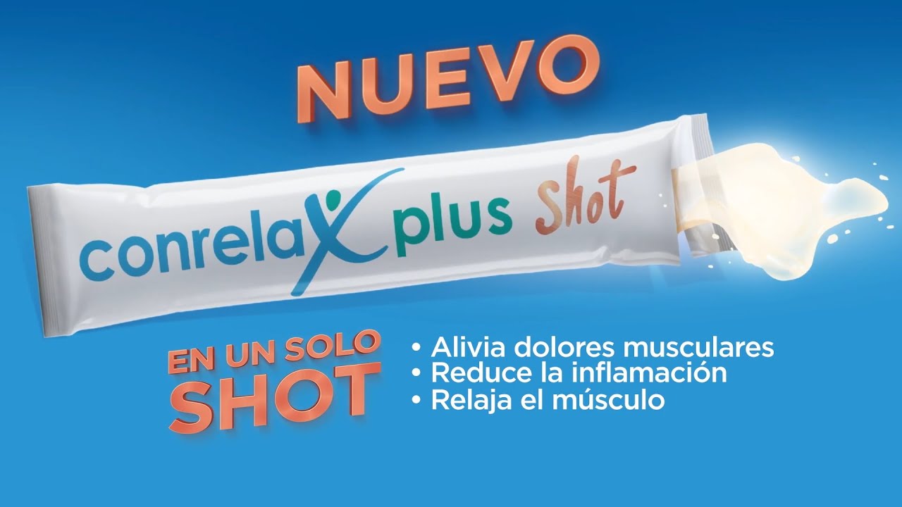 Nuevo Conrelax Plus Shot - Demoledor Contra el Dolor - YouTube