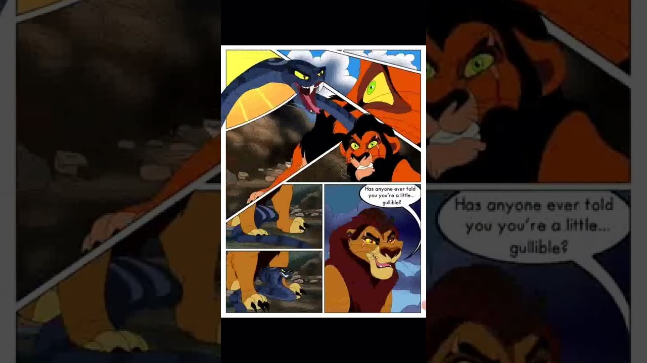 Lion King - The Story of Scar (Comic) [High Quality] - YouTube