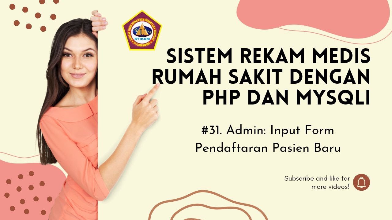 #31. Pasien: Input Form Pendaftaran Pasien Baru - YouTube