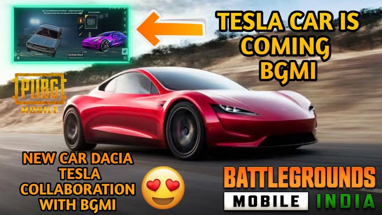New Tesla Car in BGMI | Patch 1.5 update | BGMIxTesla | BGMI in ios ...