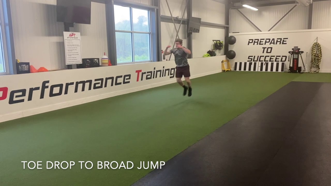 TOE DROP TO BROAD JUMP - YouTube