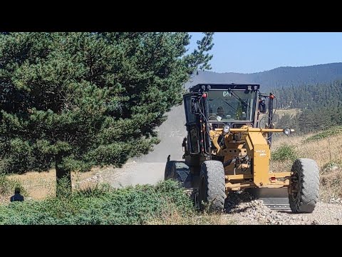 CATERPİLLAR 140GC YAYLA YOLU TAMİRATI YAPTİK & ÇAY SOHBET COMO FAZER ...