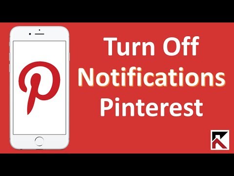 How To Turn Off Pinterest Notifications iPhone - YouTube